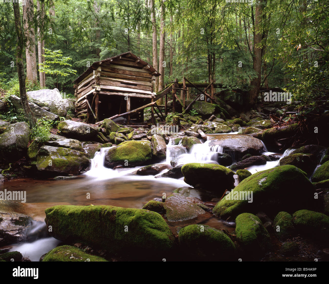 Old Mill in Great Smoky Mountains Stock Photo - Alamy
