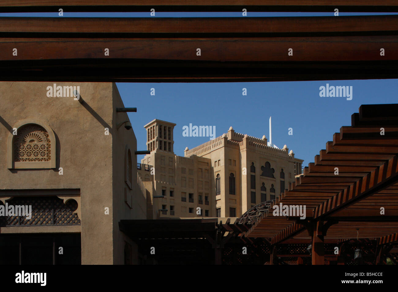 TRADITIONAL ARCHITECTURE DESIGNS IN DUBAI Stock Photo - Alamy