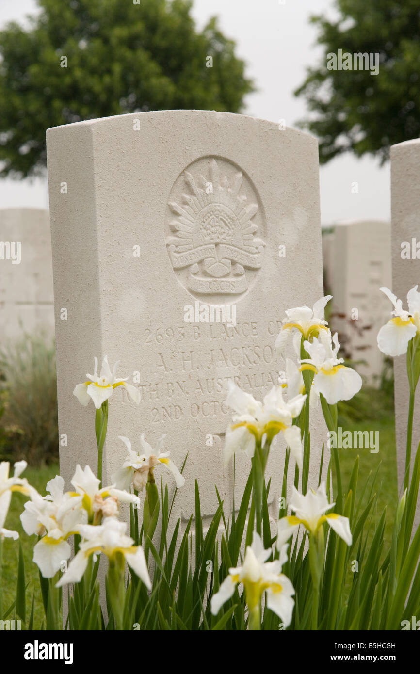 Hooge Crater Cemetery Stock Photos & Hooge Crater Cemetery Stock Images ...