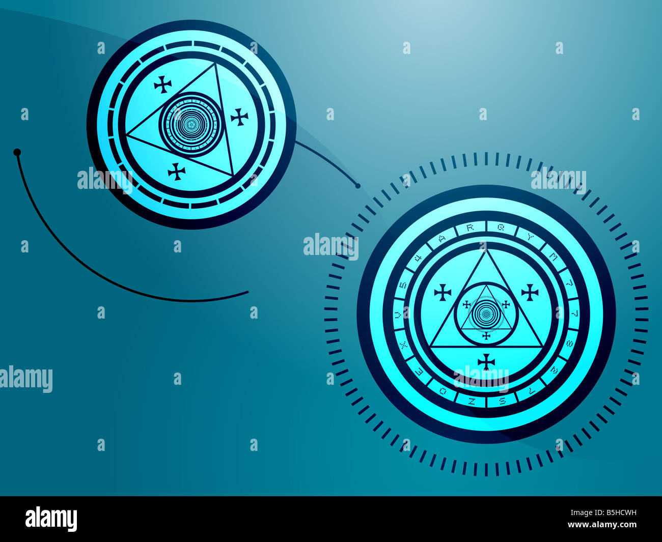 Arcane symbols hi-res stock photography and images - Alamy