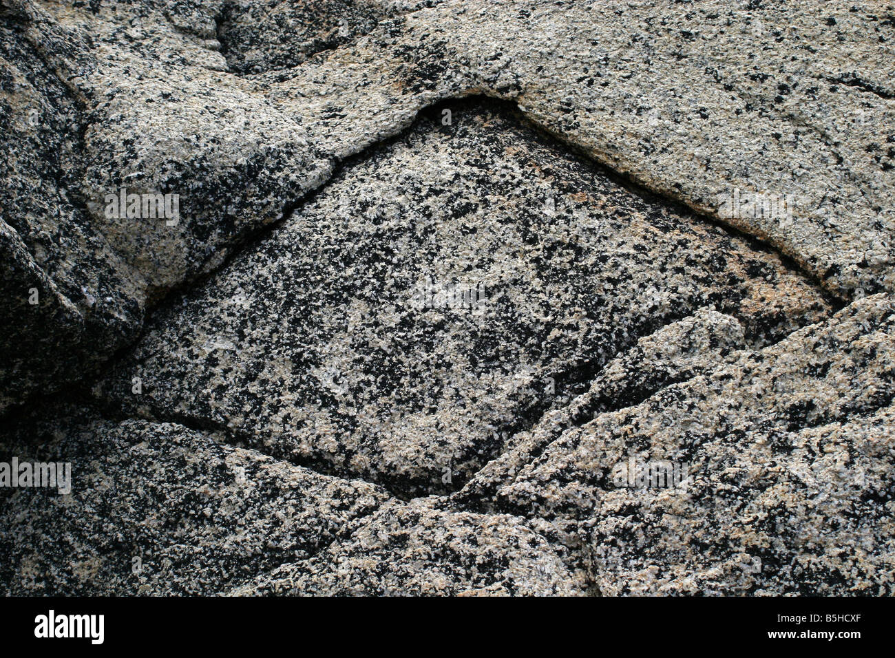 Diamond shape in granite rock Cott Valley Cornwall UK Stock Photo - Alamy