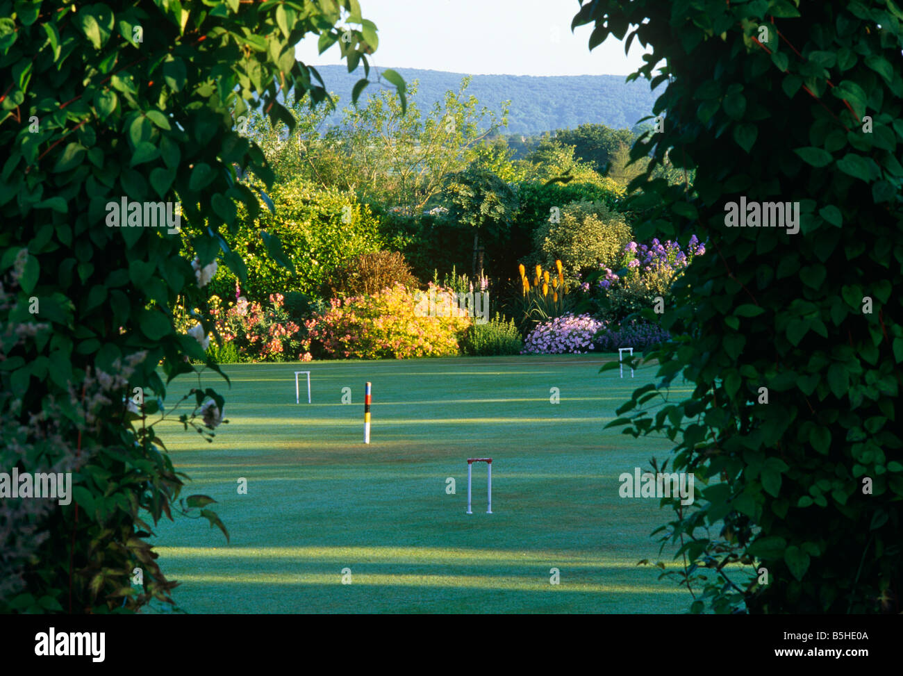 Croquet hoops hi-res stock photography and images - Alamy