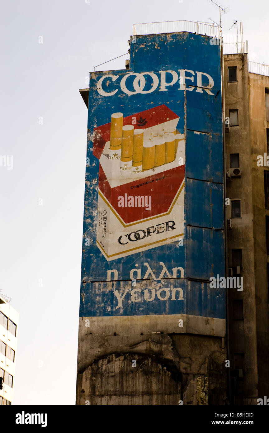 Advertisement, Athens, Greece Stock Photo - Alamy