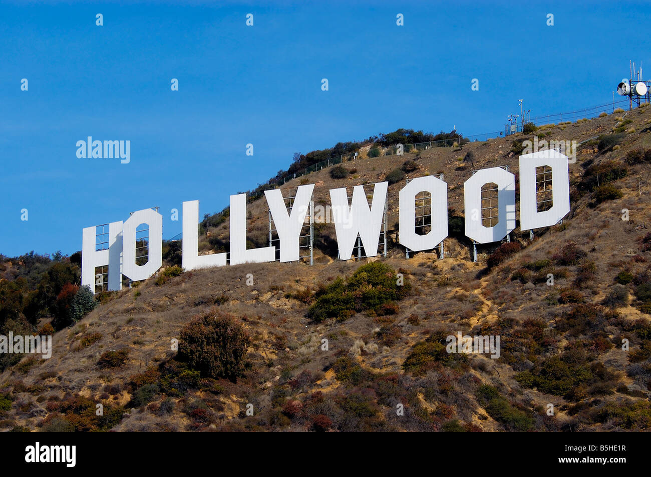 the hollywood sign Stock Photo - Alamy