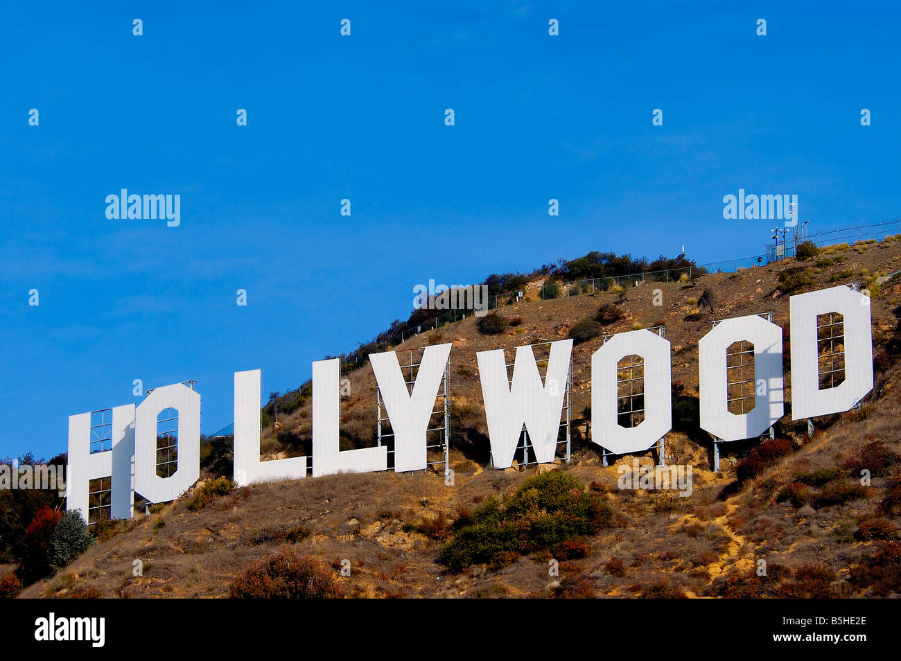 the hollywood sign Stock Photo - Alamy
