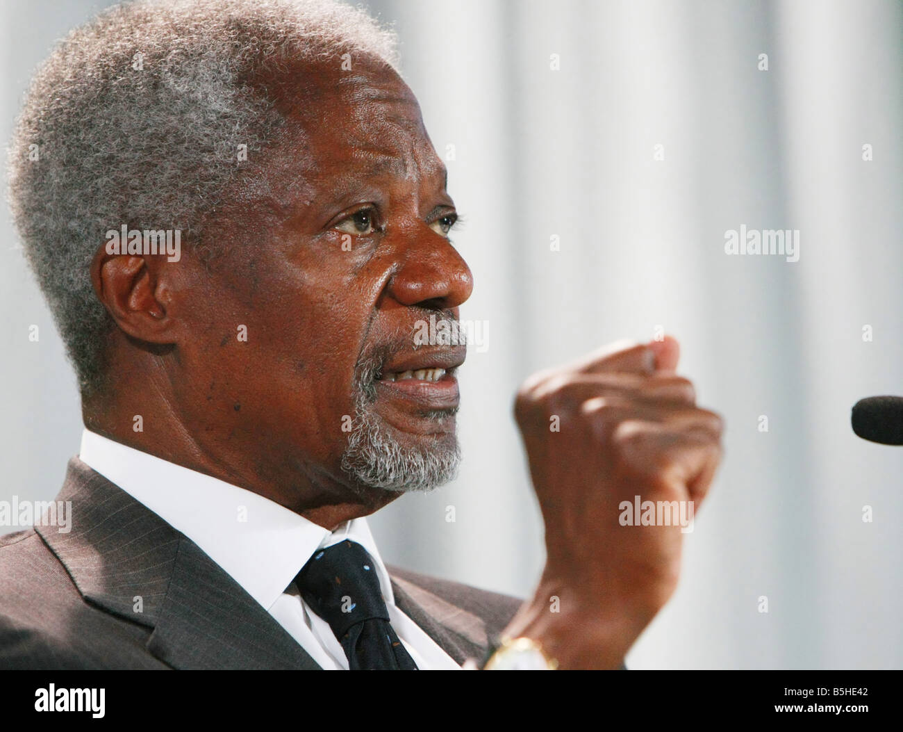 Kofi annan un hi-res stock photography and images - Alamy