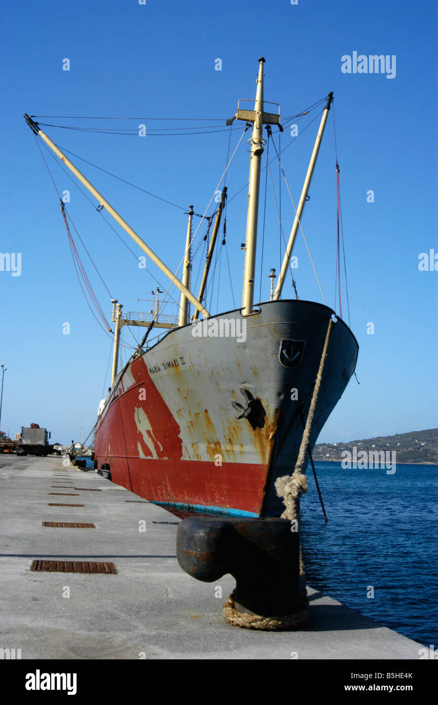 Old ship at the port Stock Photo - Alamy