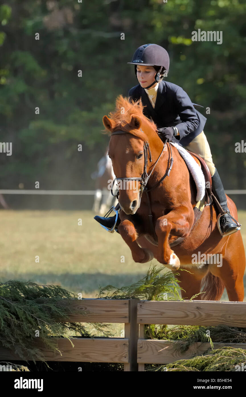 Annual Hunter Trials of The Camargo Hunt in Indian Hill Ohio USA Stock ...