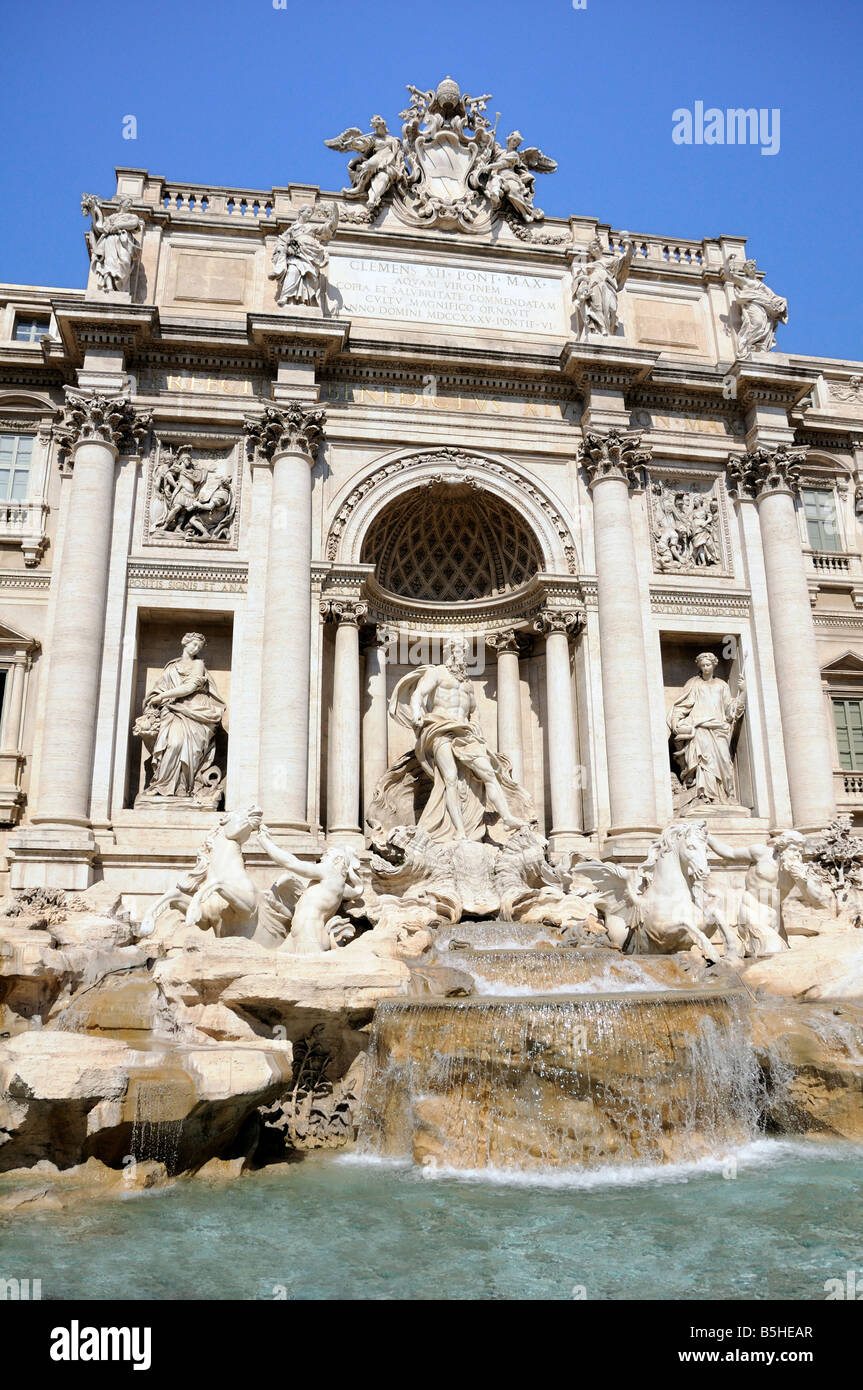 The Fountain of Trevi in Rome Stock Photo - Alamy