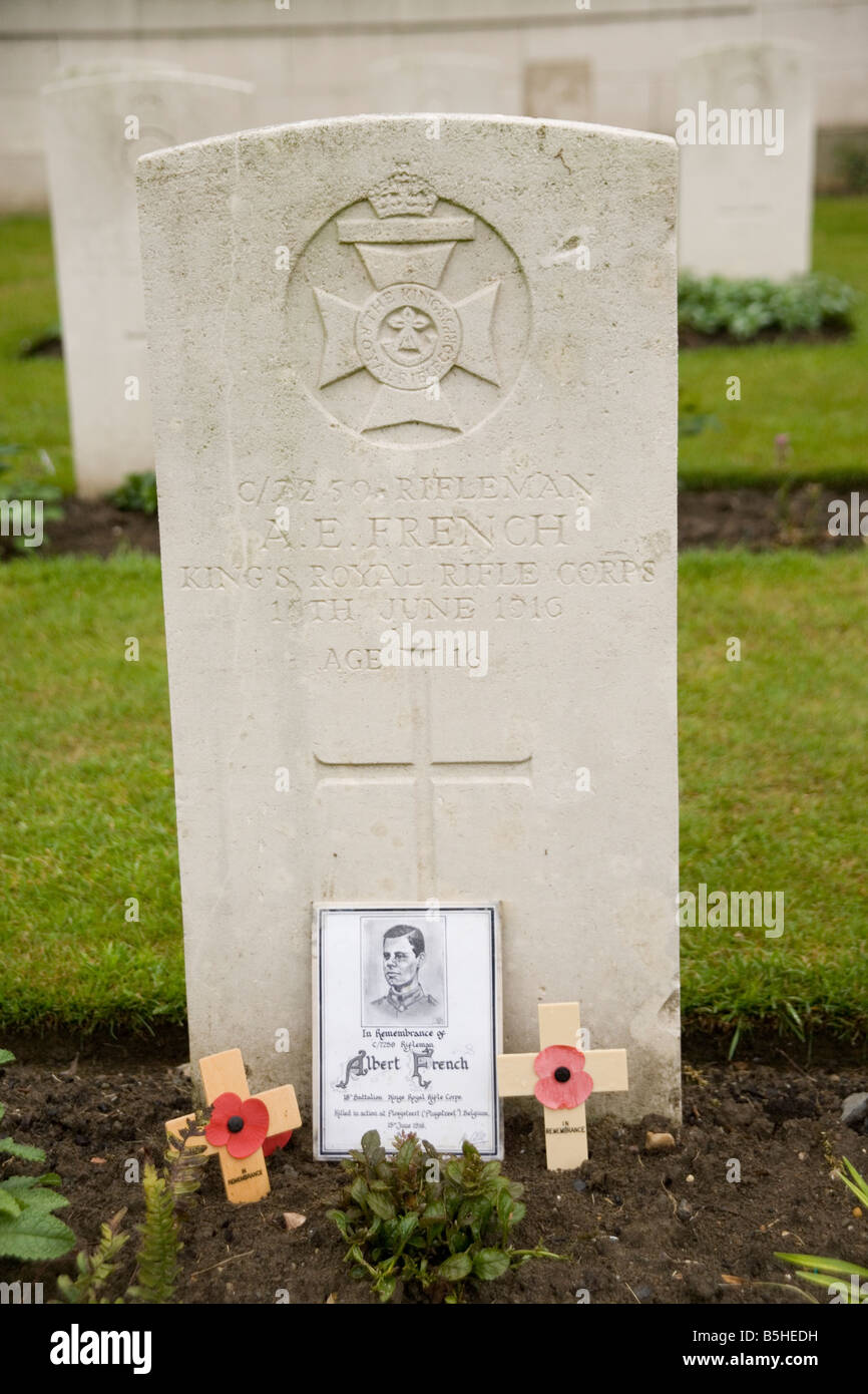 Grave of Albert French who died aged 16 years old ,Hyde Park Corner ...