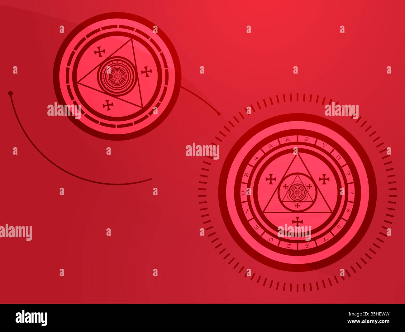 Arcane symbols hi-res stock photography and images - Alamy