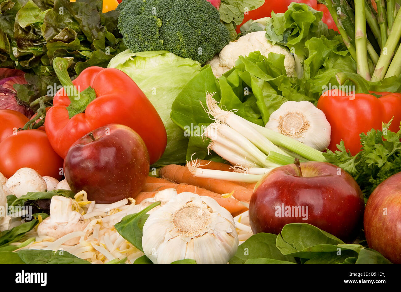 This is a close up of vegetables and fruits Stock Photo - Alamy