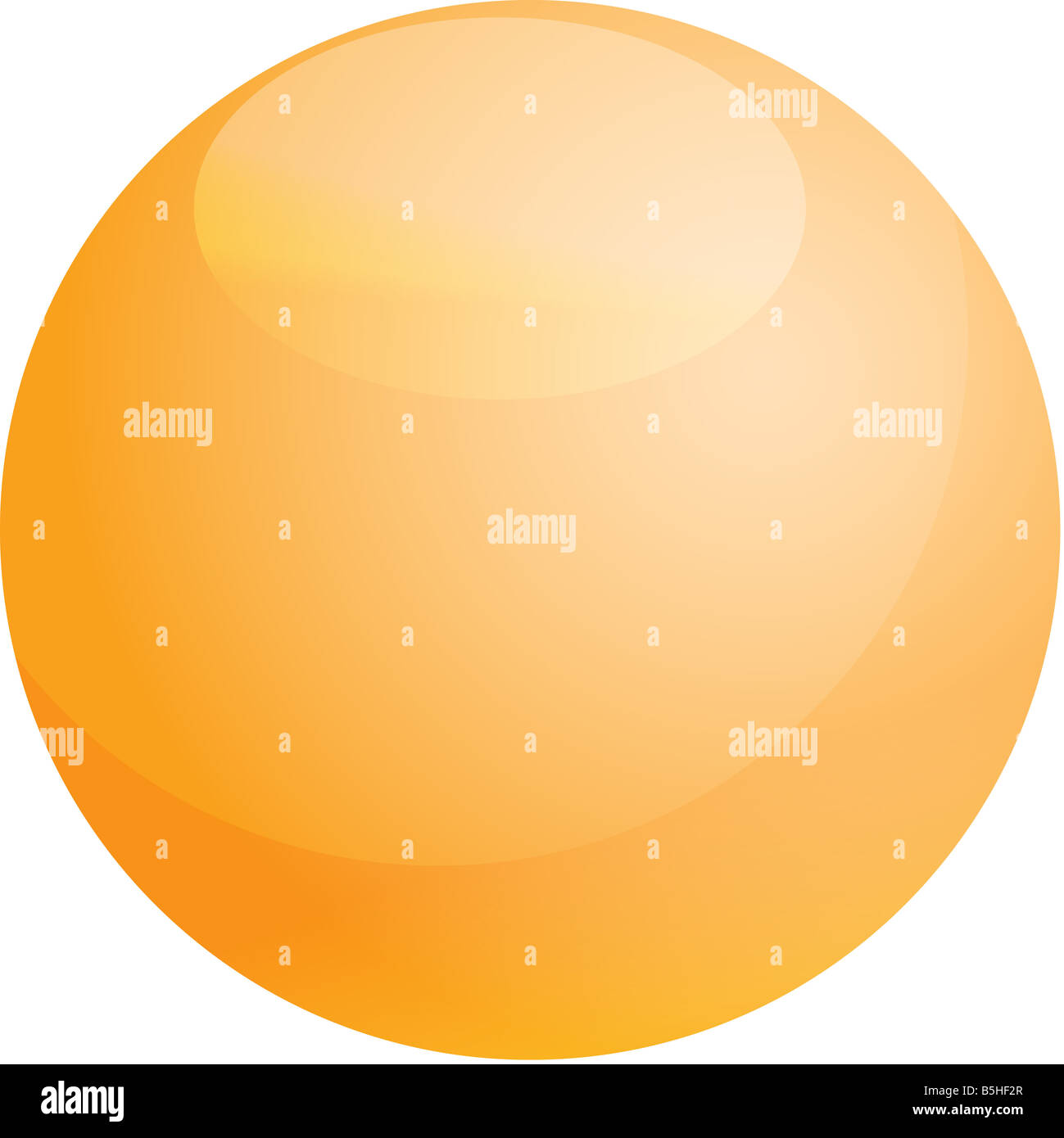 Illustration of blank glossy sphere with reflective surface Stock Photo ...