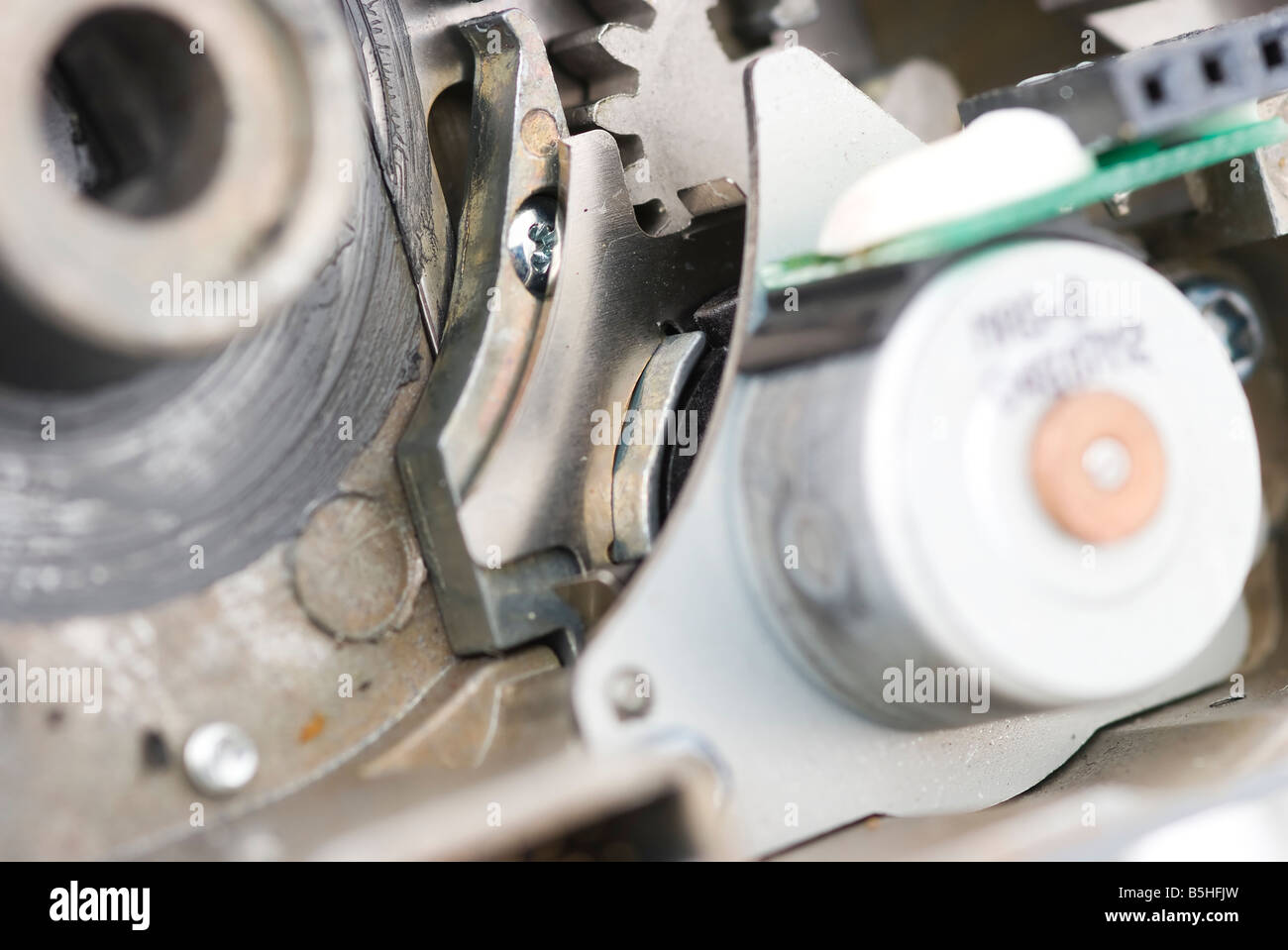 Internal view of the Kaba Mas X 09 electronic safe lock Stock Photo - Alamy