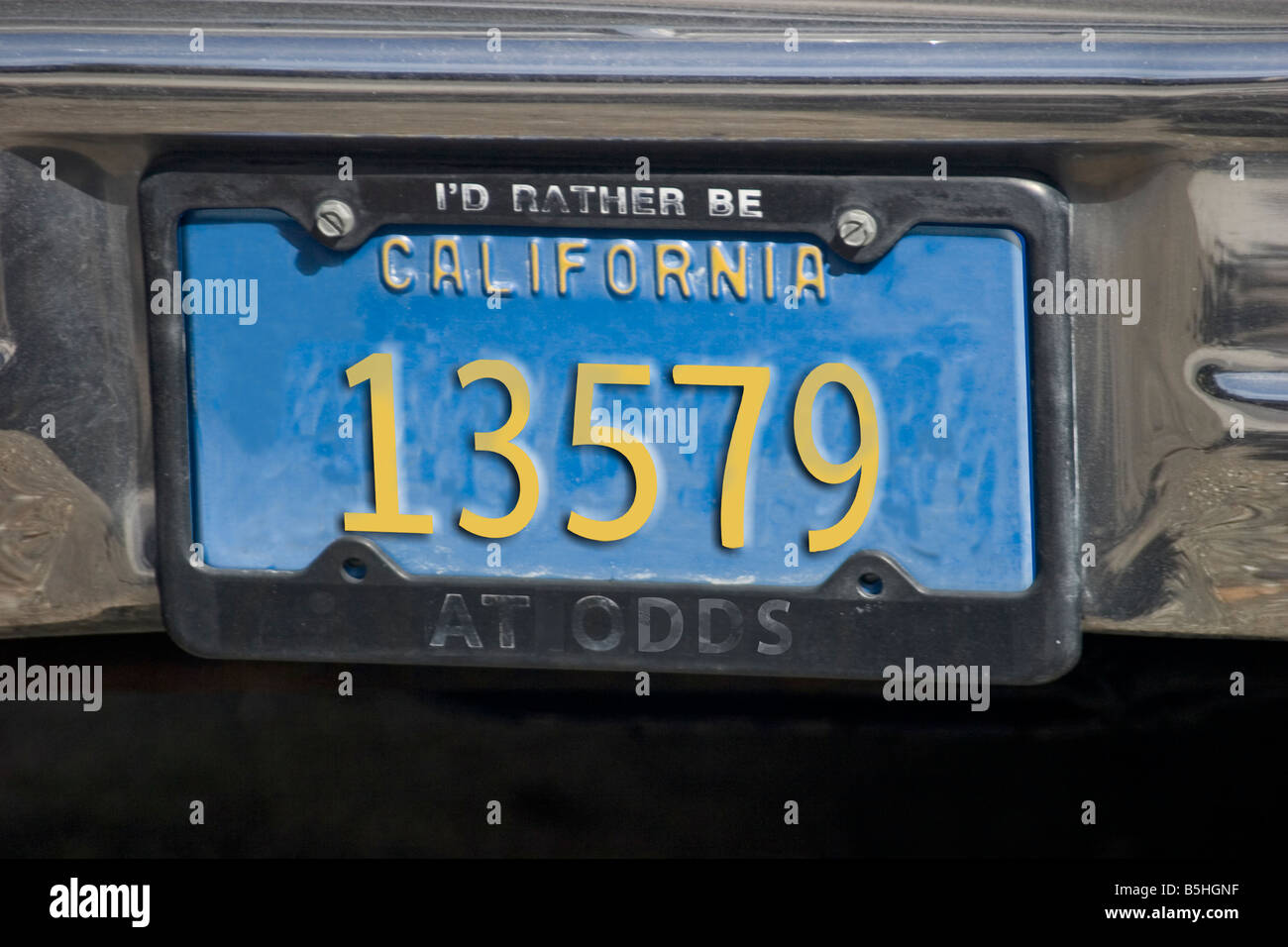 California license plate hi-res stock photography and images - Alamy
