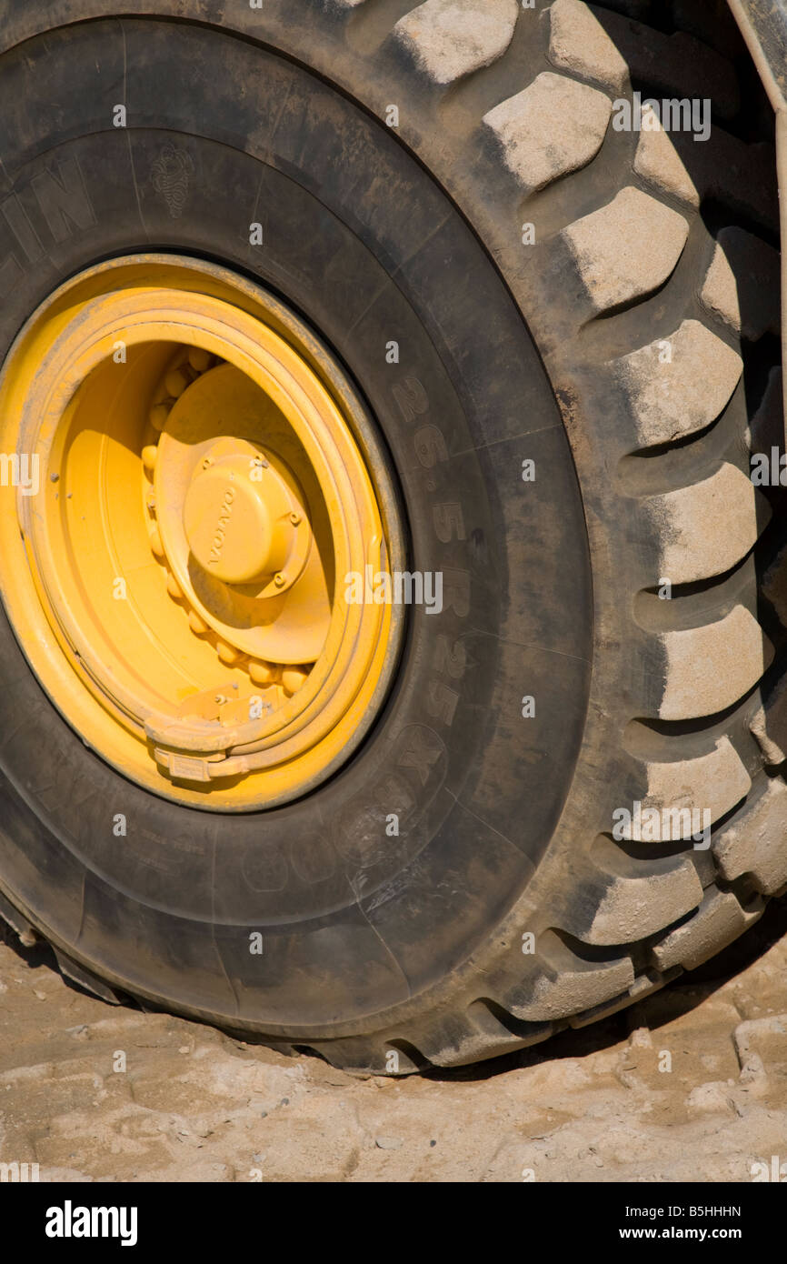 Front loader tire Stock Photo - Alamy