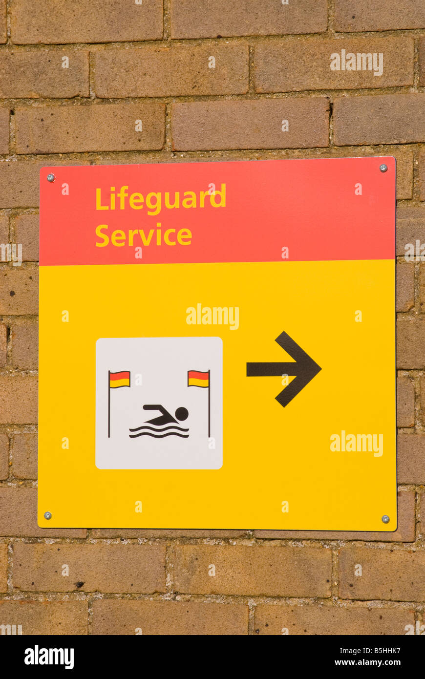 Lifeguard signs hi-res stock photography and images - Alamy