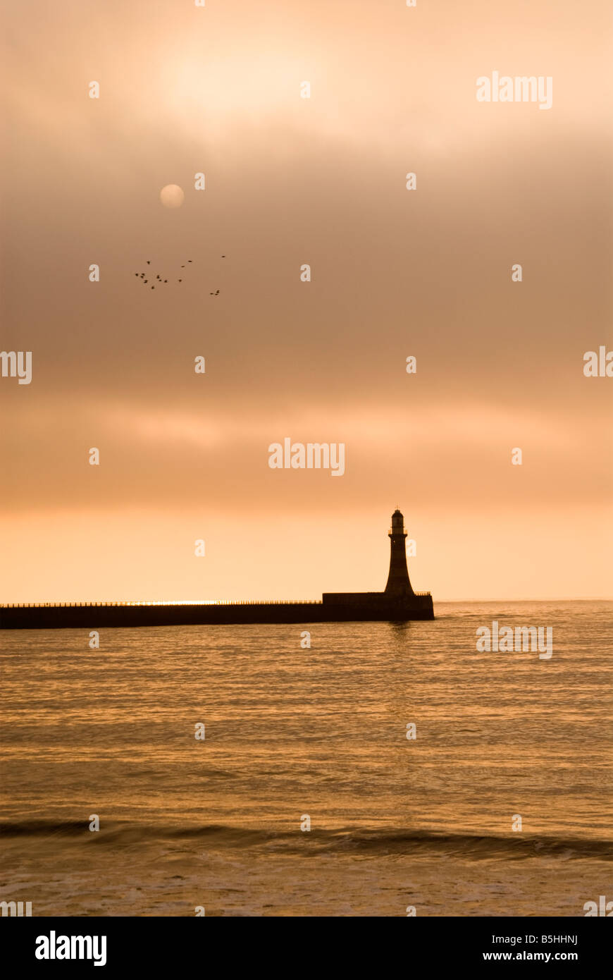 Morning at the lighthouse Stock Photo - Alamy