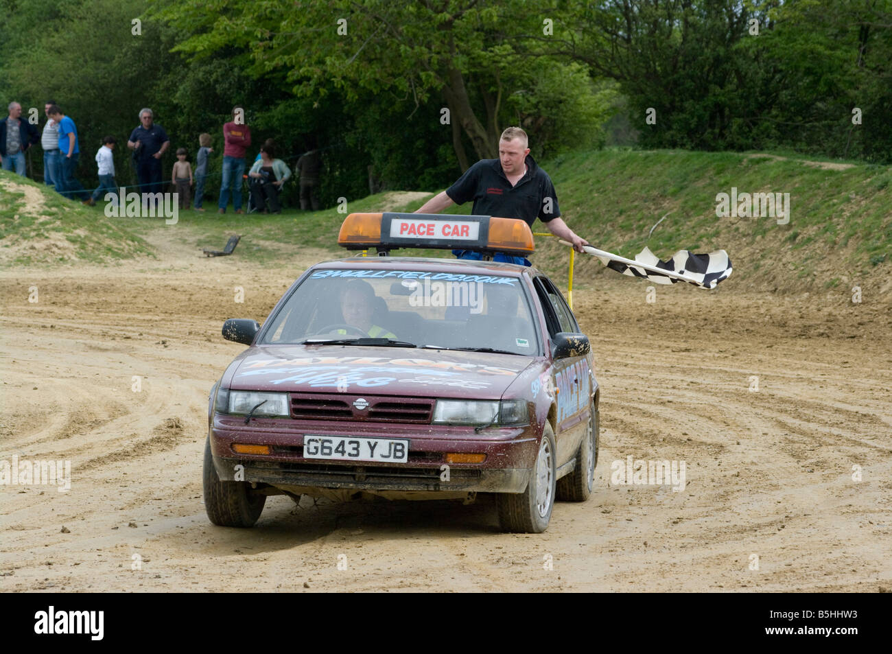 Pace Car and Race Banger Racing Winner Smallfield Raceway Surrey Stock ...