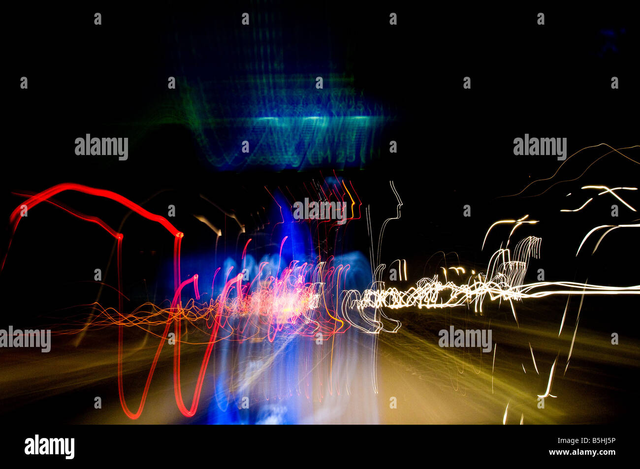 Colourful abstract lights Stock Photo - Alamy