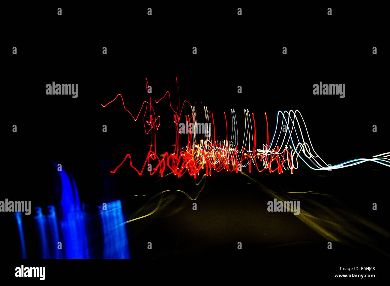 Colourful abstract lights Stock Photo - Alamy