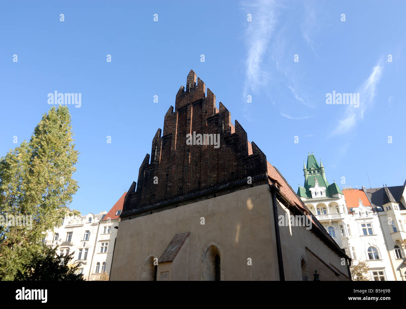 Old New Synagogue Staronova Synagoga Jewish Quarter Prague Czech ...