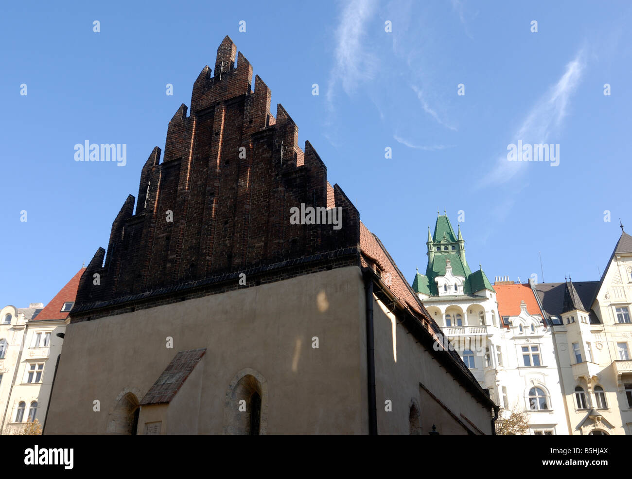 Old New Synagogue Staronova Synagoga Jewish Quarter Prague Czech ...