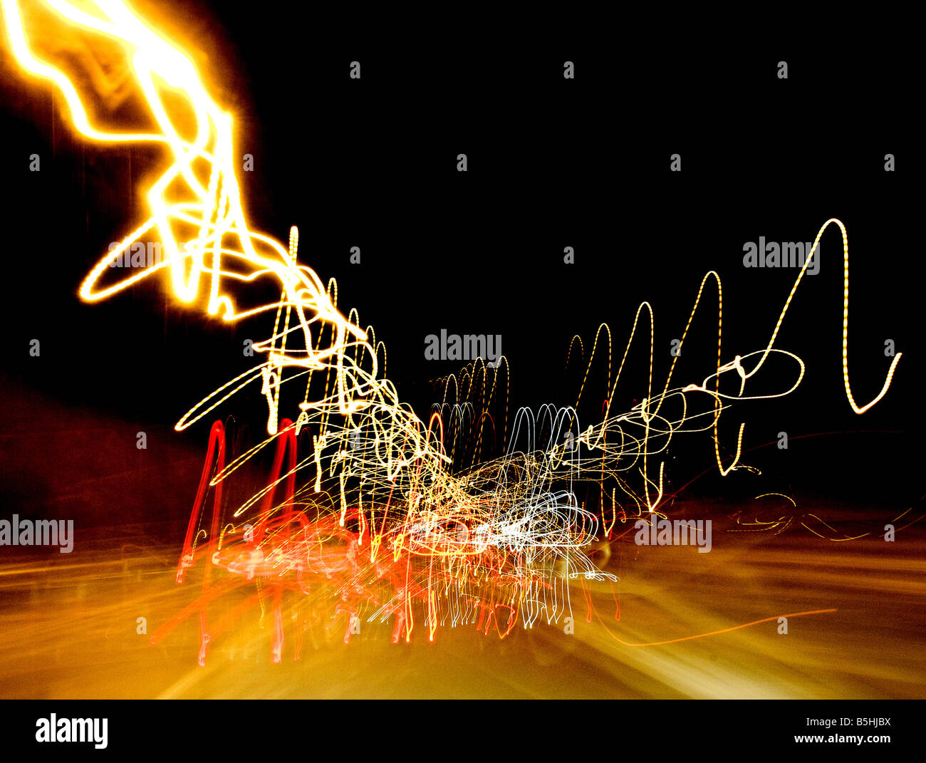 Colourful abstract lights Stock Photo - Alamy