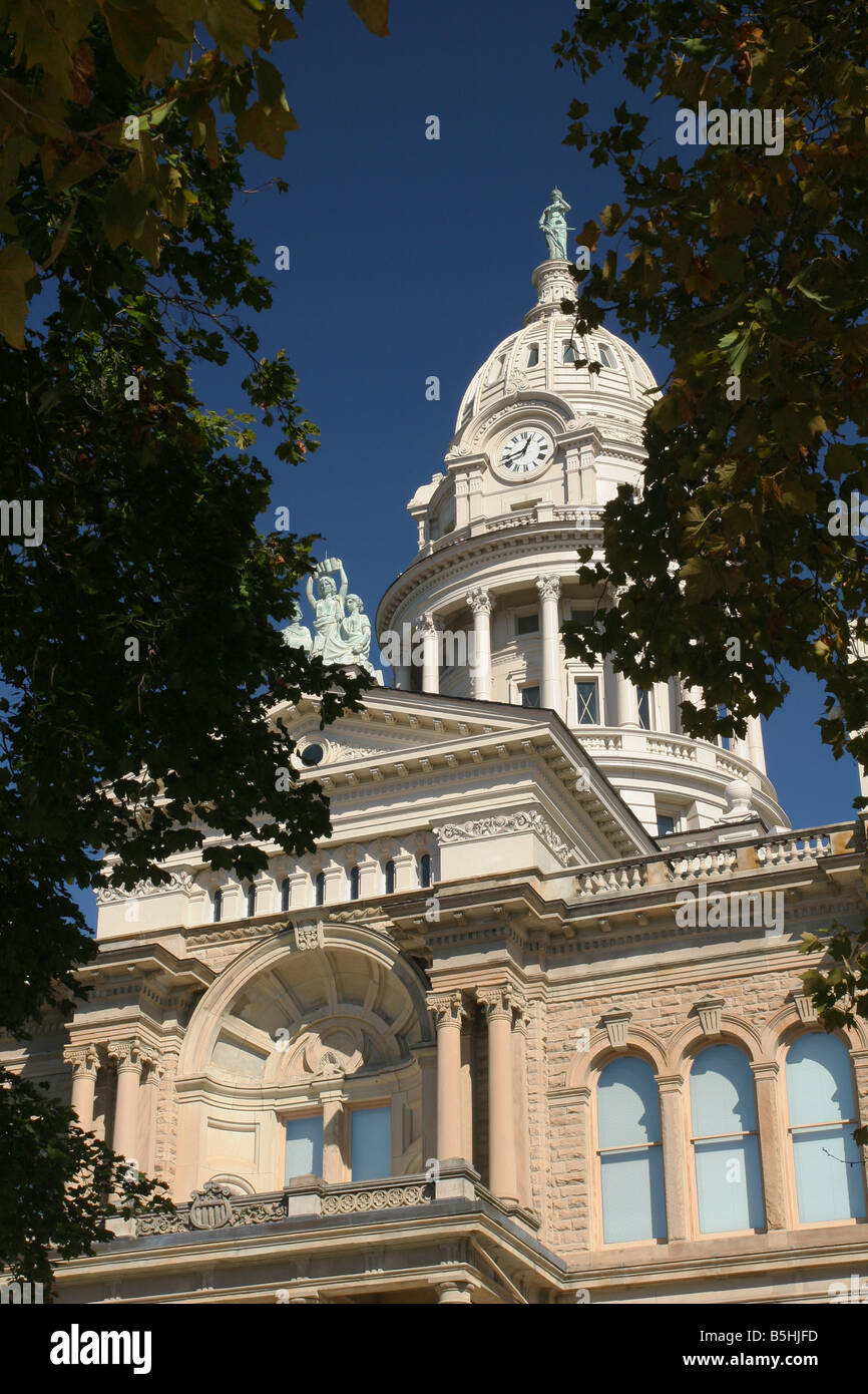 Miami County Courthouse Troy Ohio Built 1888 Stock Photo - Alamy