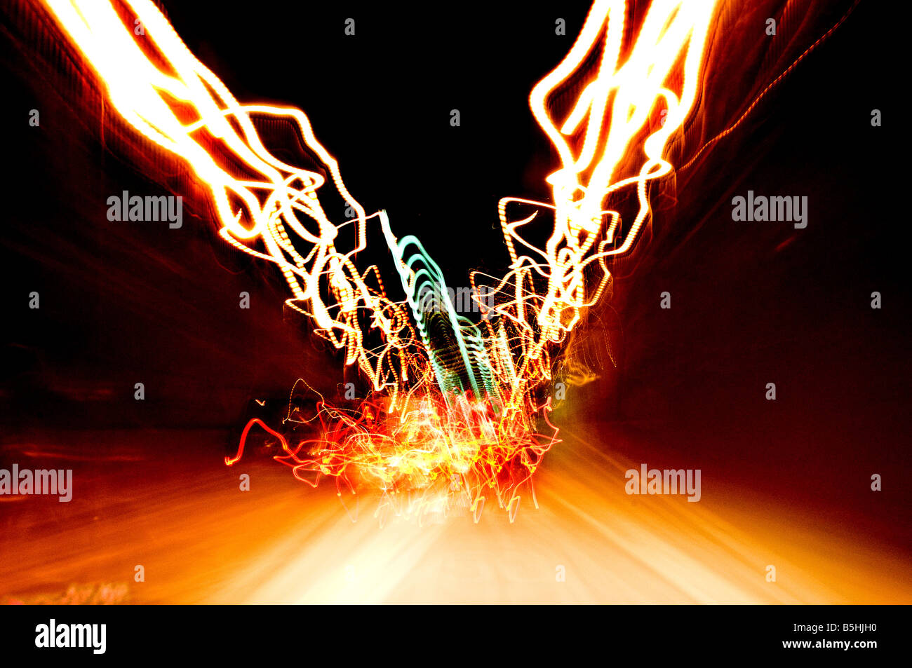 Colourful abstract lights Stock Photo - Alamy