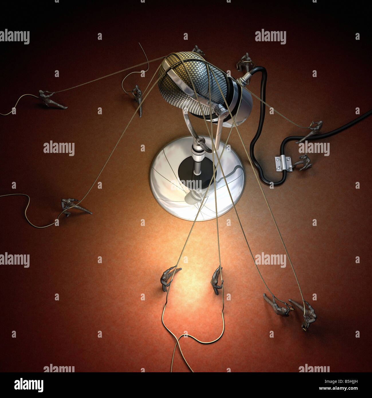 Zensur Illustration von Gregor Hartmann Mikrofon Censorship Stock Photo ...