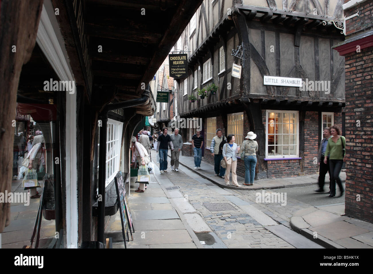 The Shambles, York City, Yorkshire. This street was the street of ...