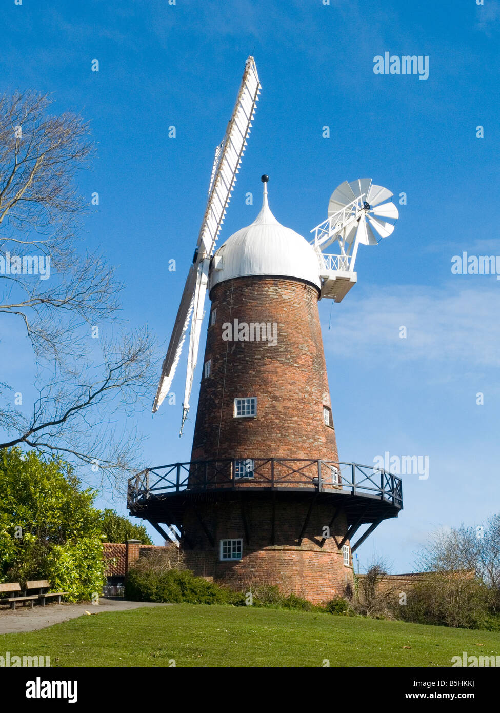 A sunny blue sky day at Green's Windmill and Science Centre in Sneinton ...