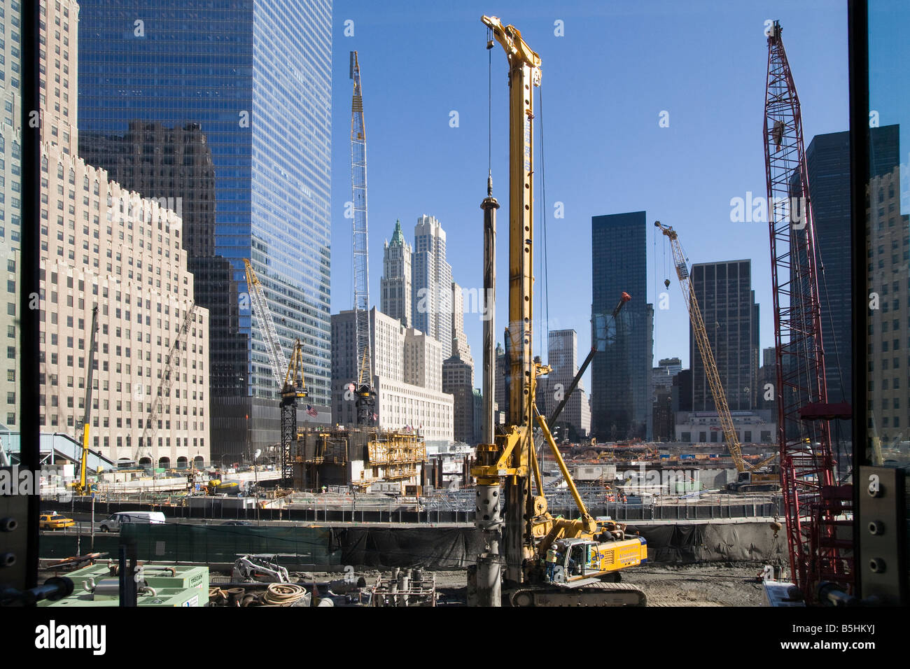 New build at Ground Zero, site of the World Trade Centre, Lower ...