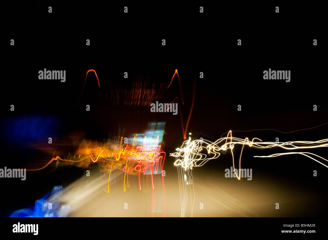 Colourful abstract lights Stock Photo - Alamy