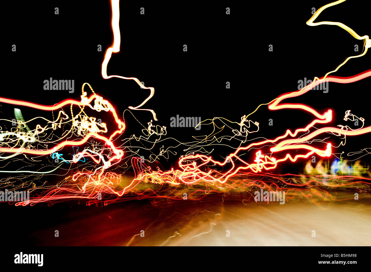 Colourful abstract lights Stock Photo - Alamy