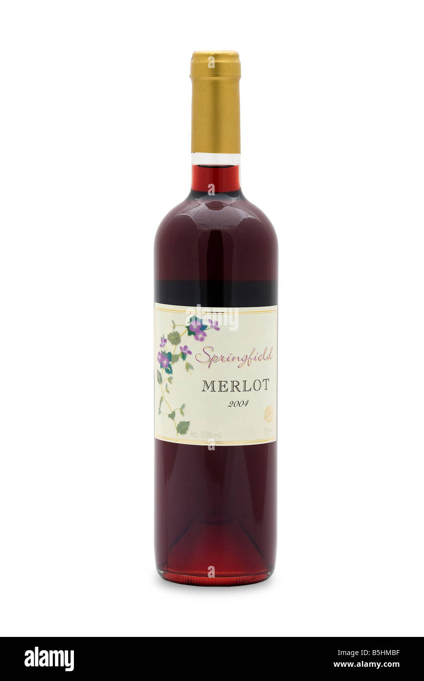 springfield merlot 2004 red wine aroma Stock Photo - Alamy