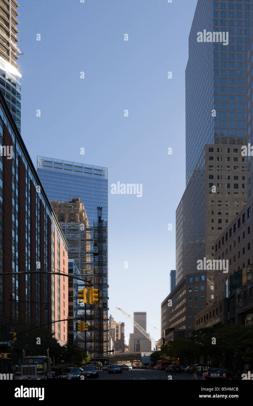 Manhattan scene of New York Skyline, USA Stock Photo - Alamy