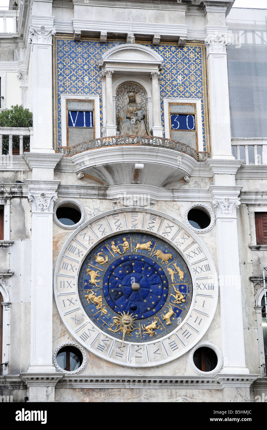 Torre dell' Orologio (Clock Tower), Piazza San Marco, St Mark's Square ...