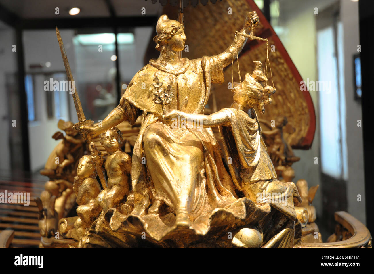 Detail from model last bucintoro hi-res stock photography and images ...