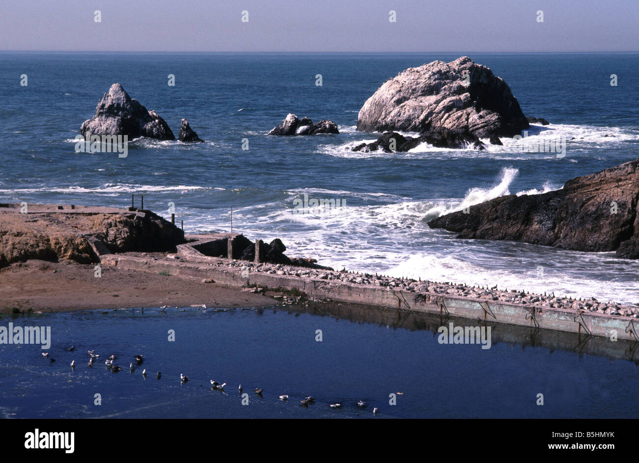 Sutro Baths ruins and Seal Rocks Golden Gate National Recreation Area ...