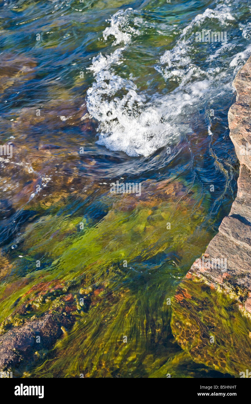 Rock and river Stock Photo - Alamy