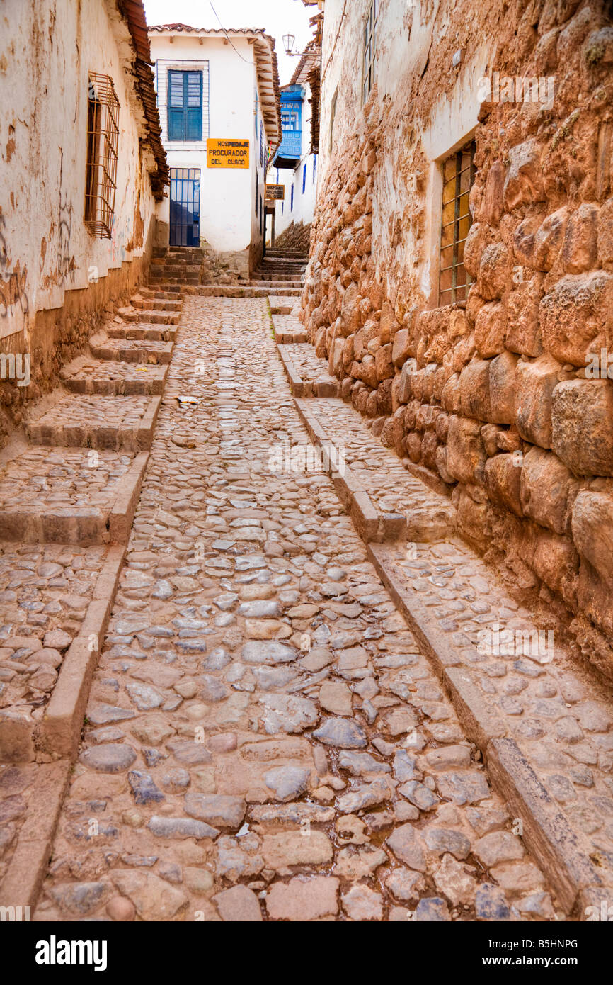 Old narrow street Stock Photo - Alamy
