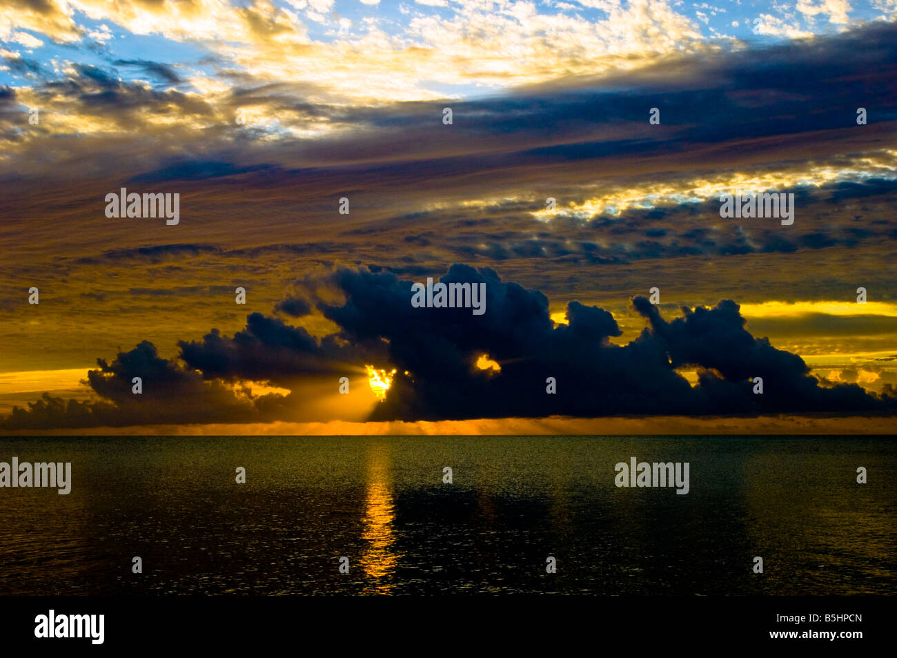 United States Of America Florida Florida Keys Key West sunset over the ...