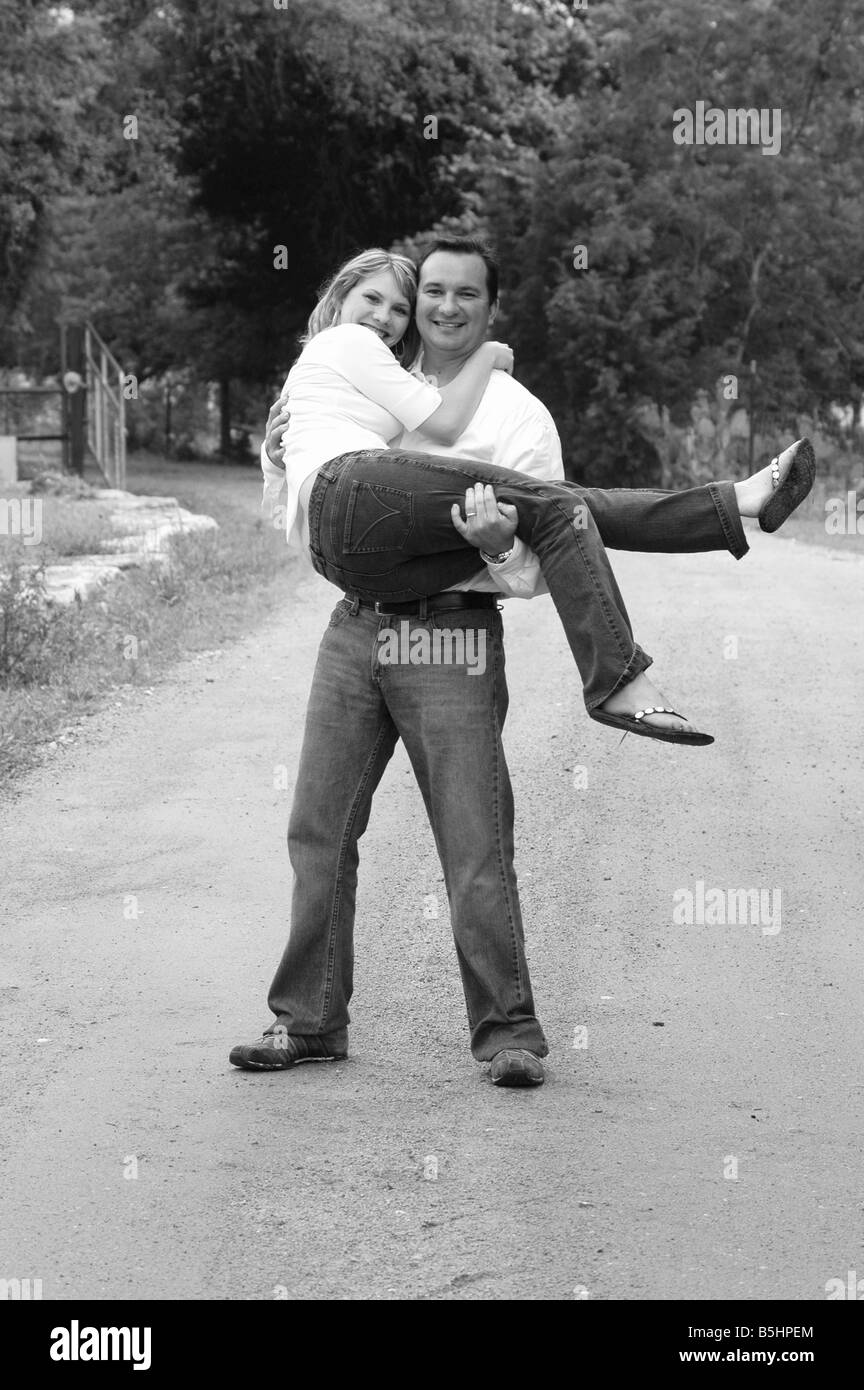 The Fun Couple Stock Photo - Alamy