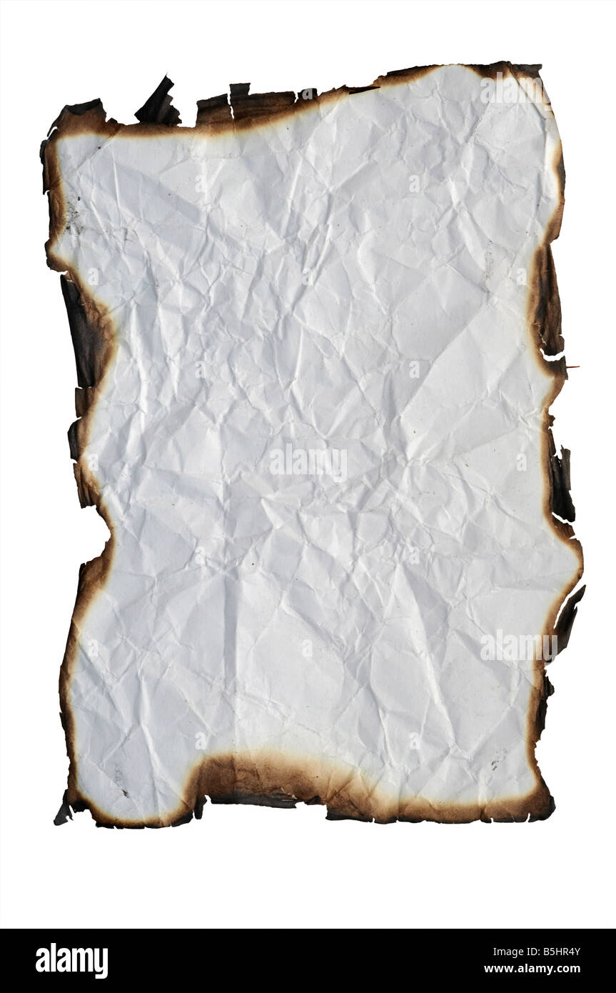 Burned paper edges hi-res stock photography and images - Alamy