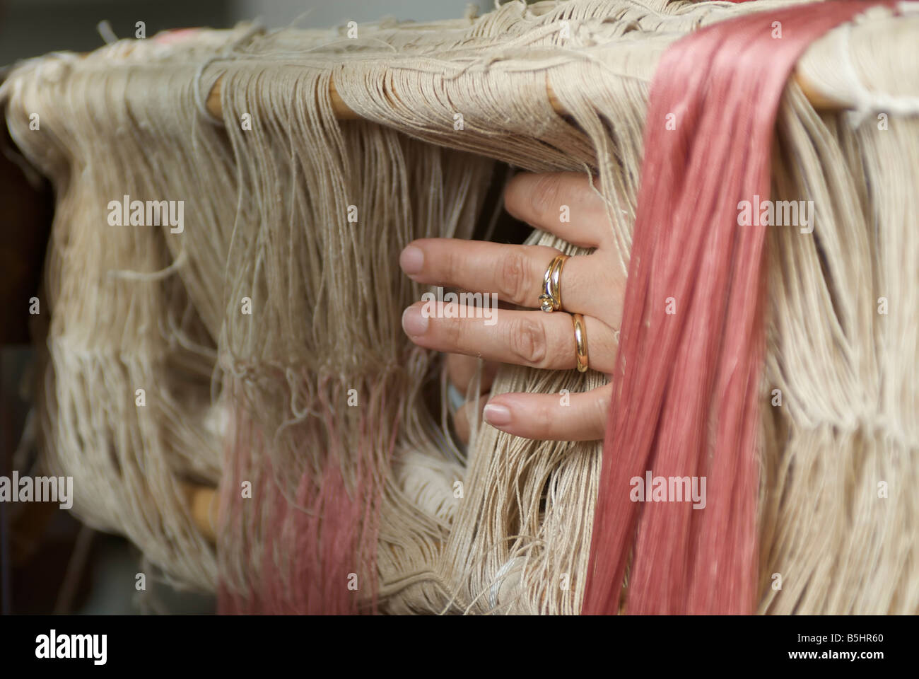 Finger weaving hi-res stock photography and images - Alamy
