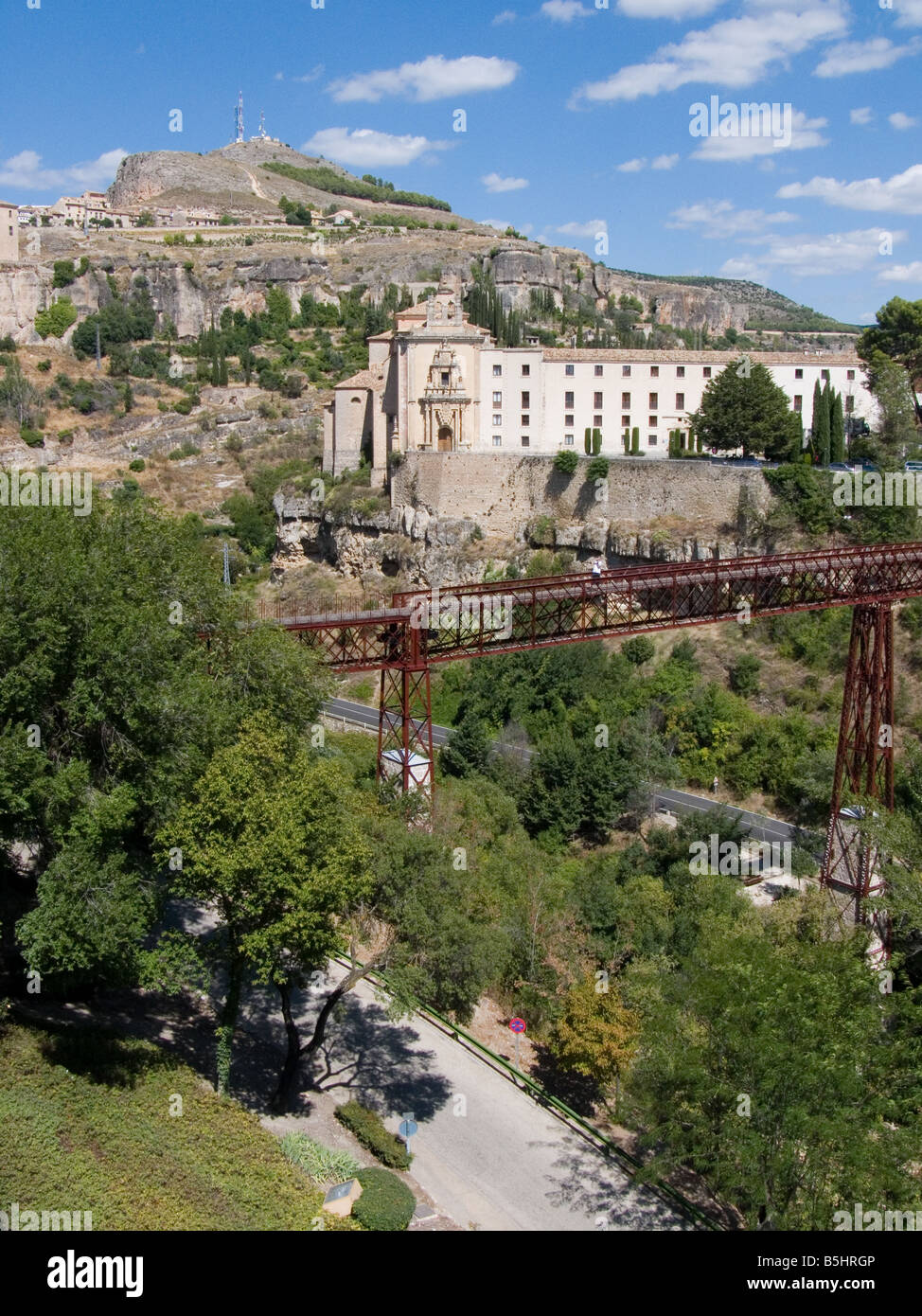 The Bridge and Gorge, Cuenca, Spain Stock Photo - Alamy