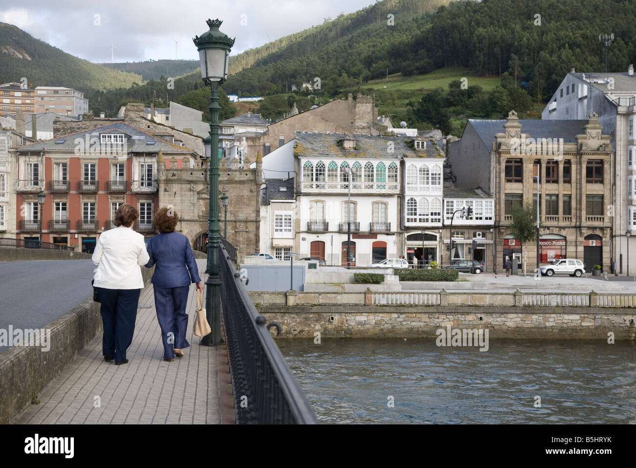 Main Bridge of Viveiro, Galicia, Spain Stock Photo - Alamy