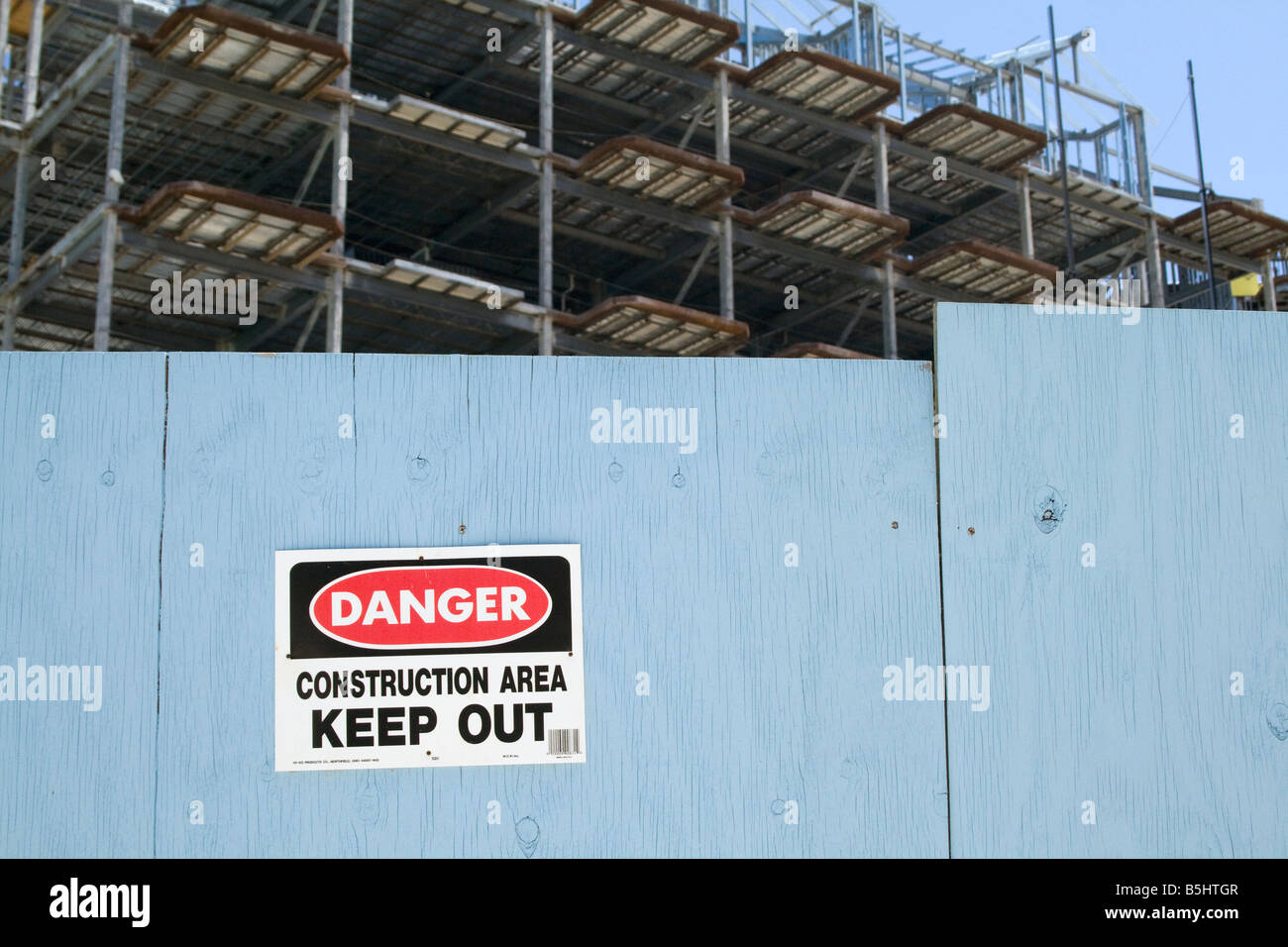 Danger construction area keep out hi-res stock photography and images ...